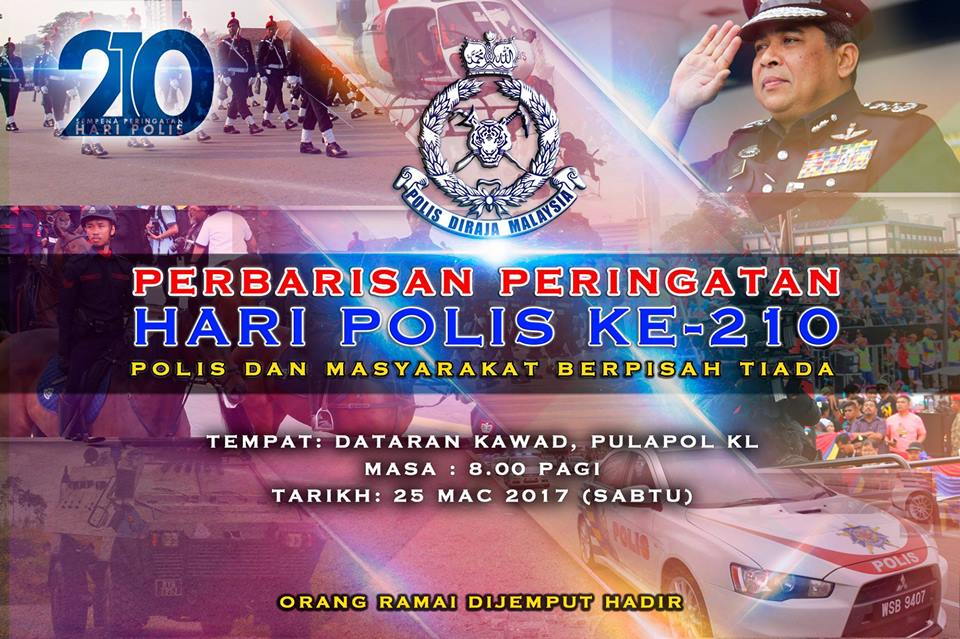 Selamat menyambut hari polis yang ke 210 , 2017 – Zikri Husaini