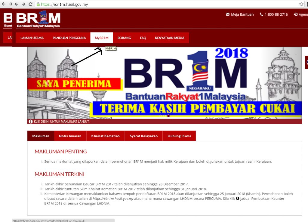 Jadual penuh pembayaran brim (Br1m)dan cara nak tengok status brim 2018 ...